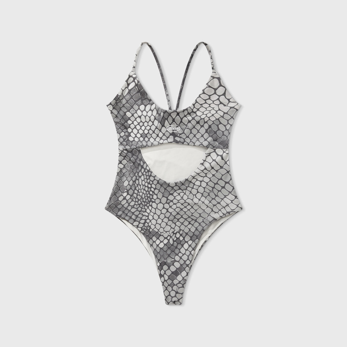 Python Cut-Out Bodysuit - Gray– TRUE.