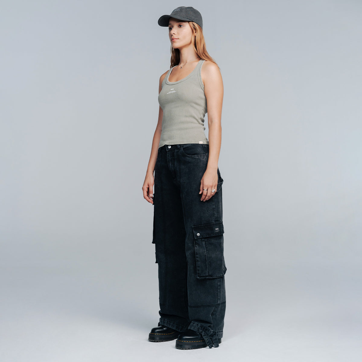 Cargo Multi-Pocket Pants - Washed Black– TRUE.
