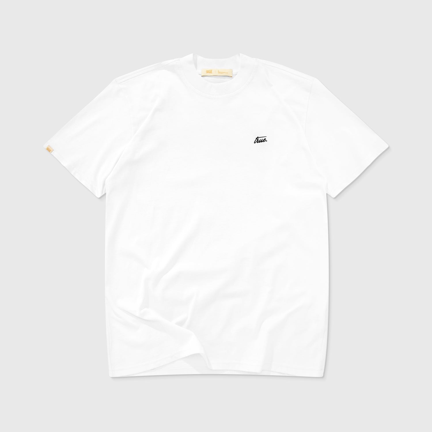 Cursive Logo T-Shirt - White– TRUE.