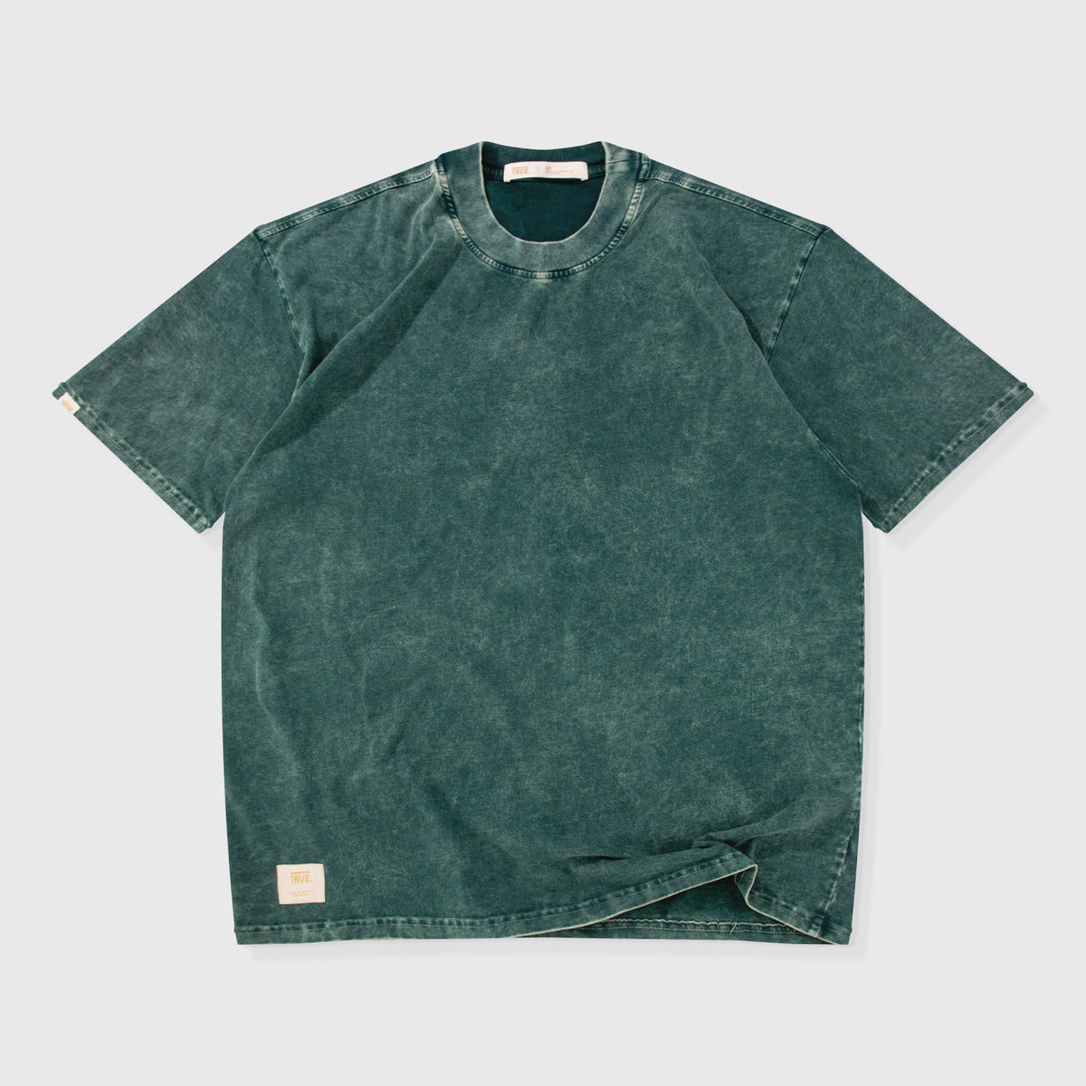Oversized Washed T- Shirt - Pine Green– TRUE.